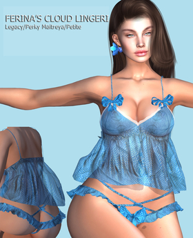 Second Life Marketplace - !FERINA'S KAWAII cloud lingeri (box)